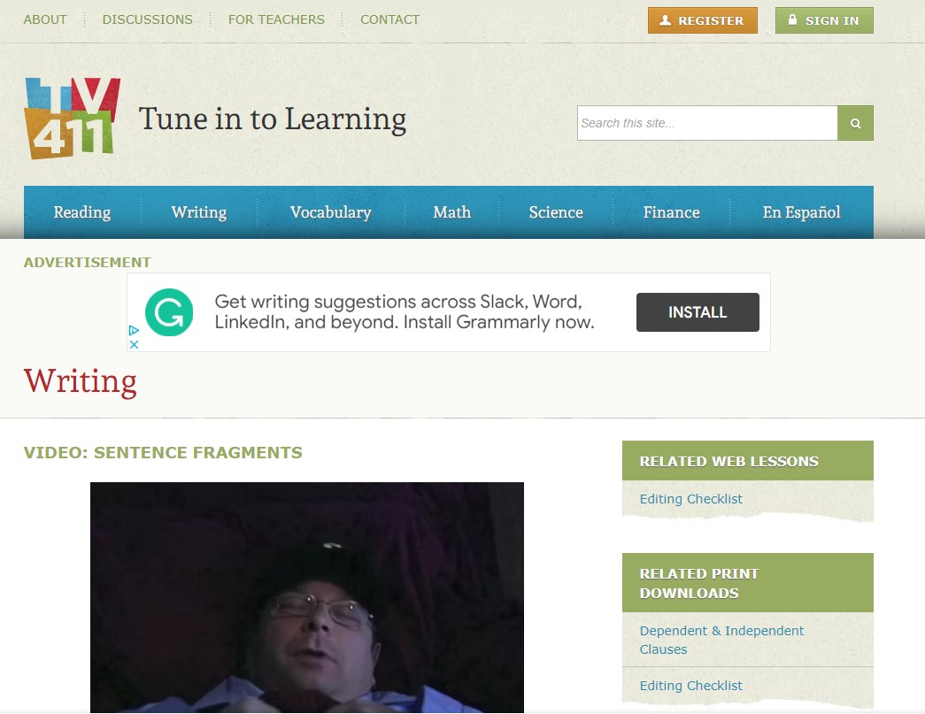 Outreach and Technical Assistance Network | TV411: Sentence Fragments